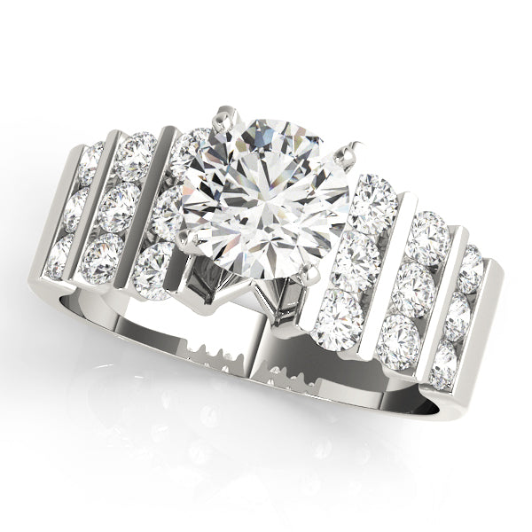 Venus Antic Multirow Engagement Ring – Rings Of Australia