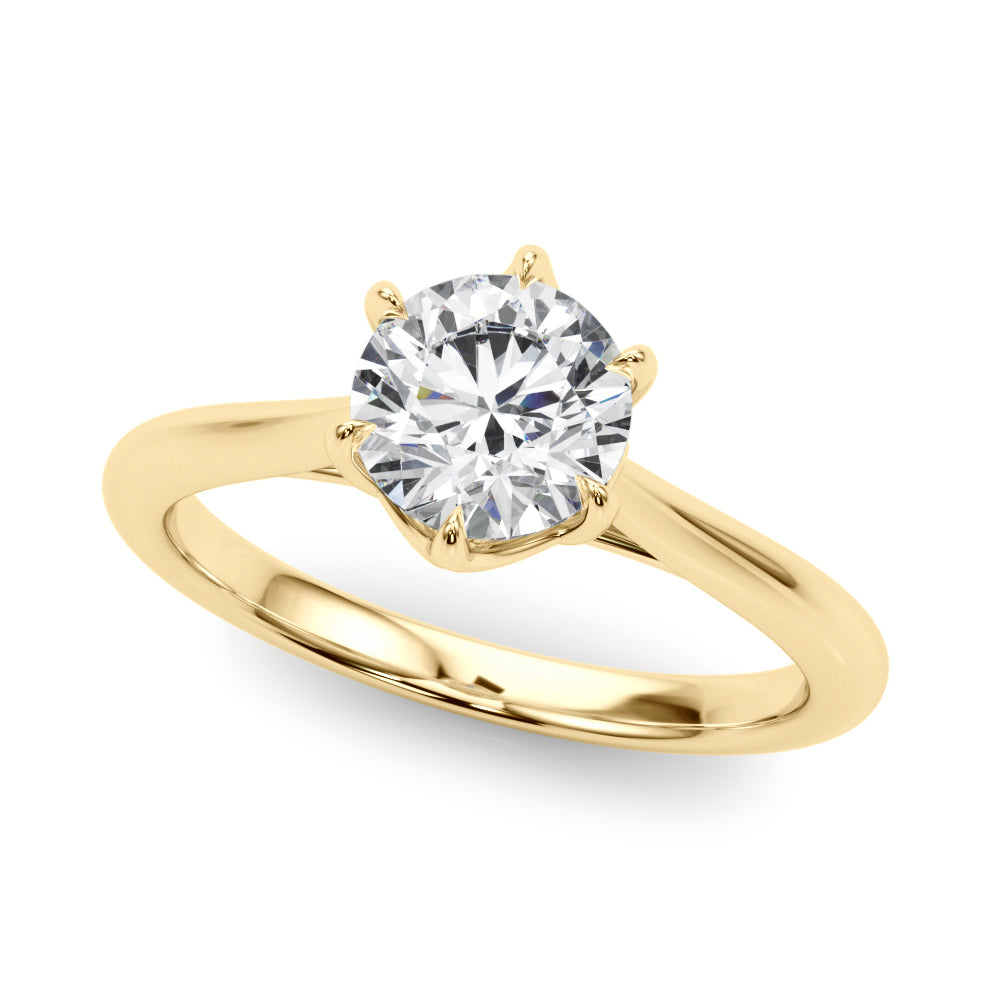 Hellebore Six Prong solitaireengagement Ring – Rings Of Australia